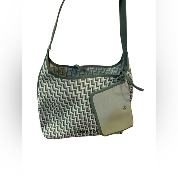lululemon athletica | Bags | Nwt Lululemon Shoulder Bag L Monogram ...